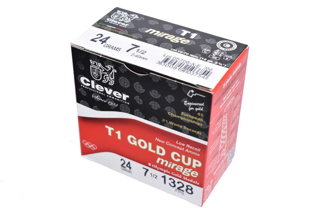 Clever 12/70 24g Mirage T1 GC 2,4mm 25STK Munition bleihaltig ...