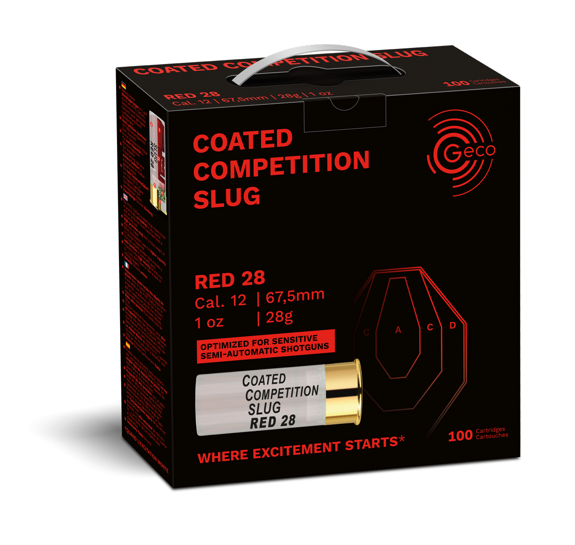 GECO Coated Competition Slug Red 28 12/67,5 | Euroshot GmbH