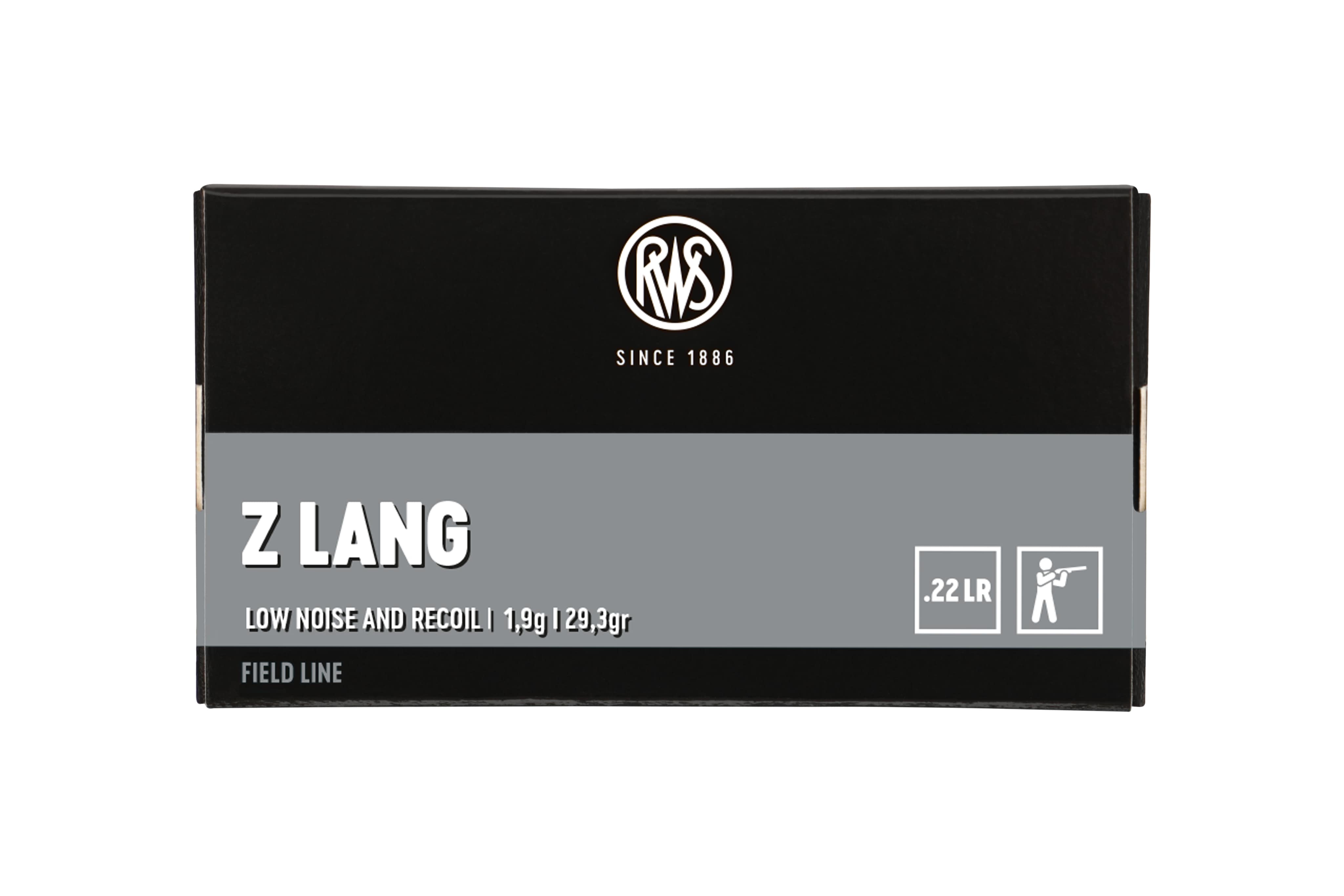 RWS .22lr 29grs Z LANG 50STK Munition bleihaltig | Euroshot GmbH RWS .22lr 29grs Z LANG 50STK Munition bleihaltig | Euroshot GmbH