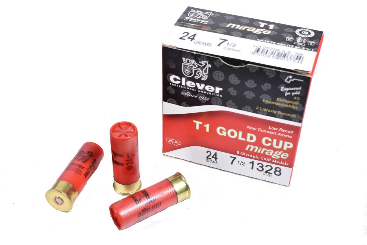 Clever 12/70 24g Mirage T1 GC 2,4mm 25STK Munition bleihaltig | Euroshot GmbH
